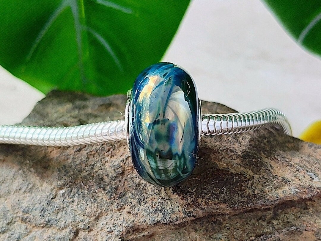 The Rhythm of Day... Artisan Lampwork Glass Charm Bead Horizons Series ...