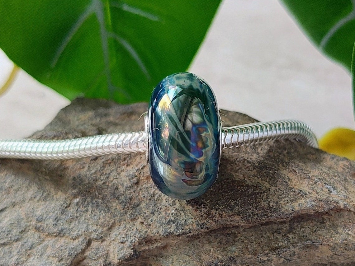 The Rhythm of Day... Artisan Lampwork Glass Charm Bead Horizons Series ...