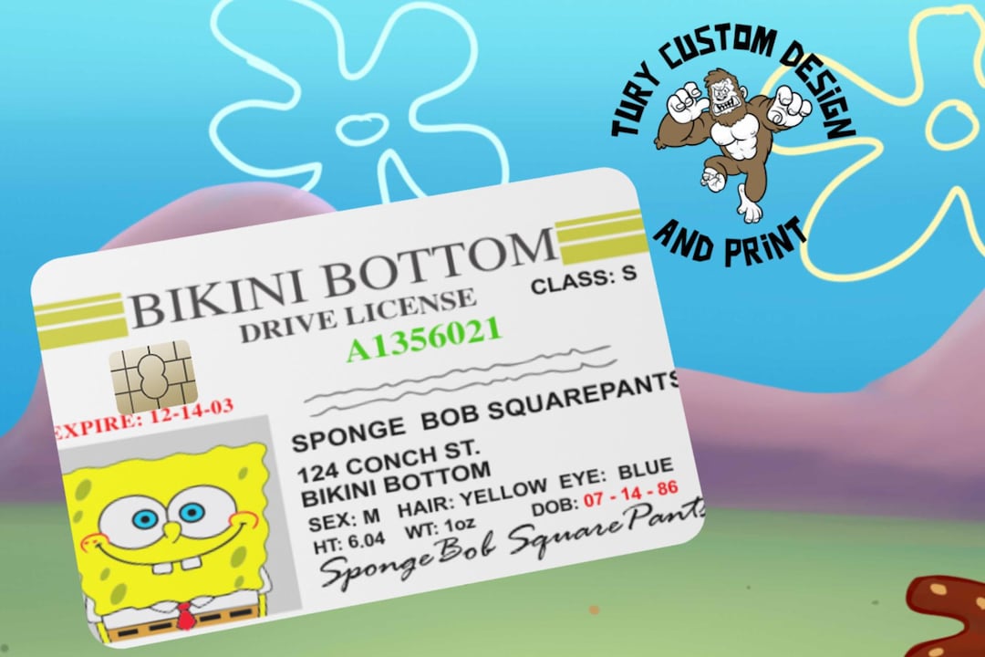 Spongebob, 2 Pc Credit Card Skin & Debit Card, Trolley, Gym - Etsy