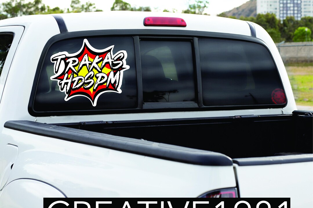 2 Pc TRAKAS HDSPM Truck Decal High Definition Sticker for Trucks ...