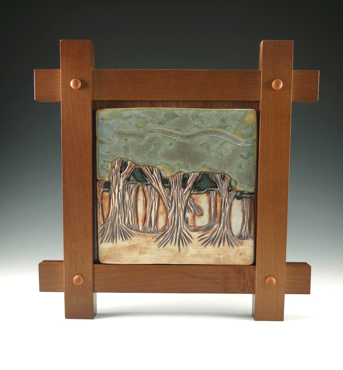 Decorative Ceramic Tile Mission Style Handmade Pottery - Etsy