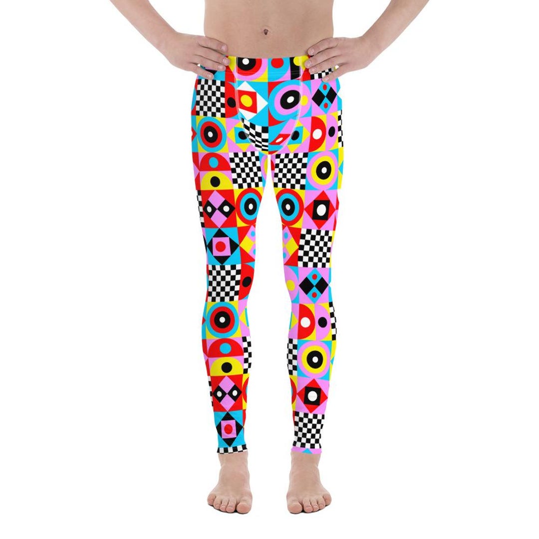 New London Fabulous Men's Leggings - Festival Meggings, Colourful ...