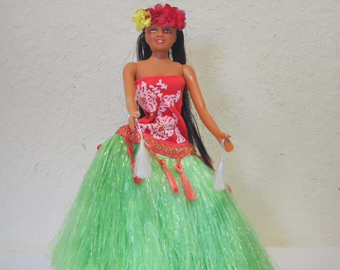 Rare Vintage Pearly Shells Hula Walking & Dancing Girl 1993 - Tzu Ling ...