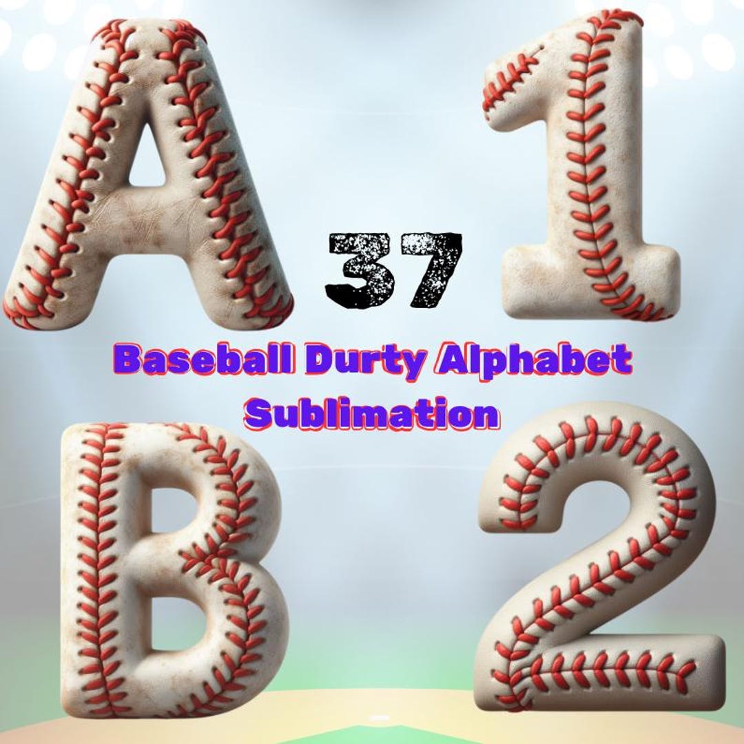 37 Baseball Dirty Alphabet PNG , Grunge Sports Letters Clipart ...
