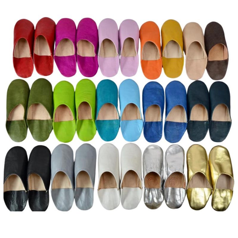 Moroccan Slippers - Etsy