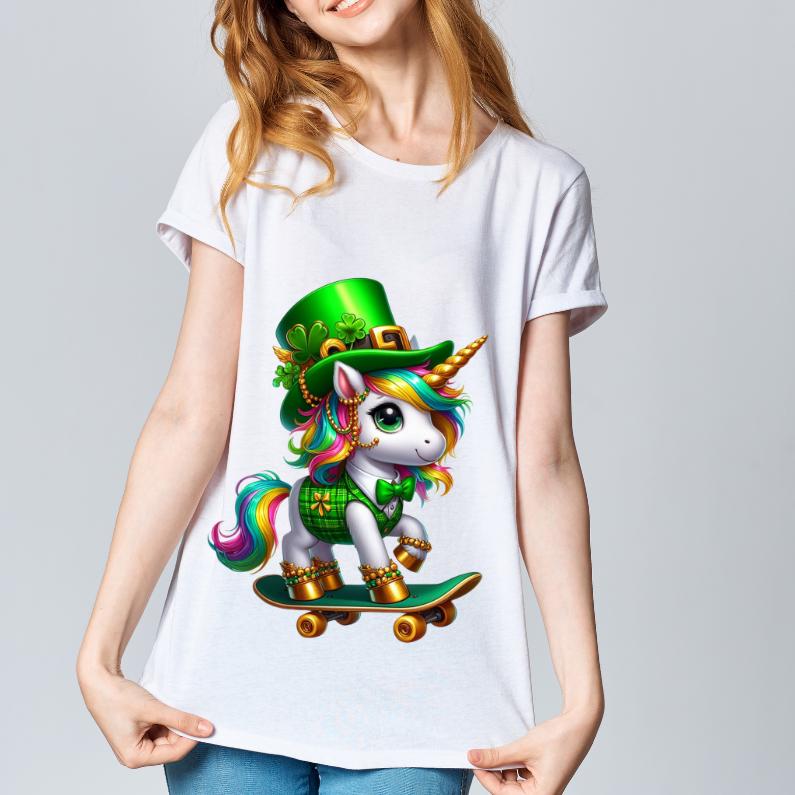 St Patrick's Day Unicorns , Lucky Clover Unicorn Clipart , Digital ...