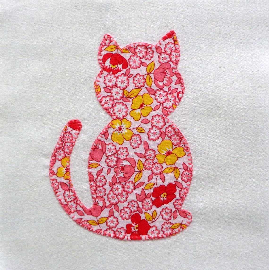 Calico Cats Appliqued Quilt Blocks | Etsy