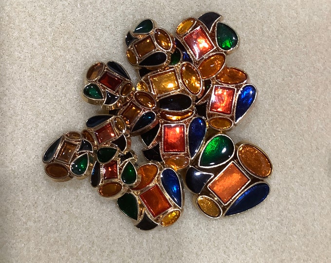 Sparkling Jewel Buttons - Etsy