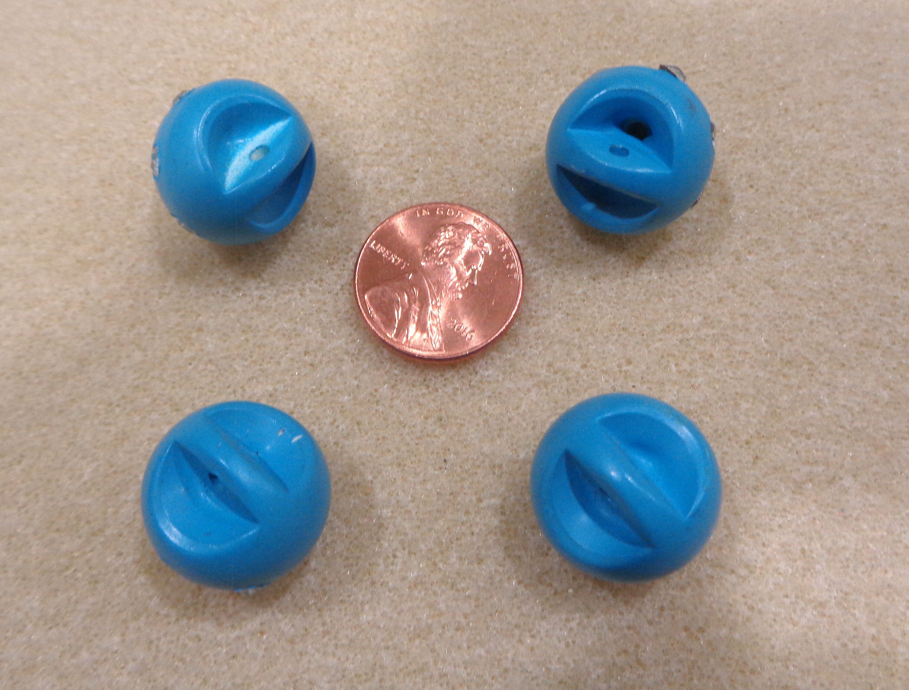 Aqua Rhinestone Buttons - Etsy