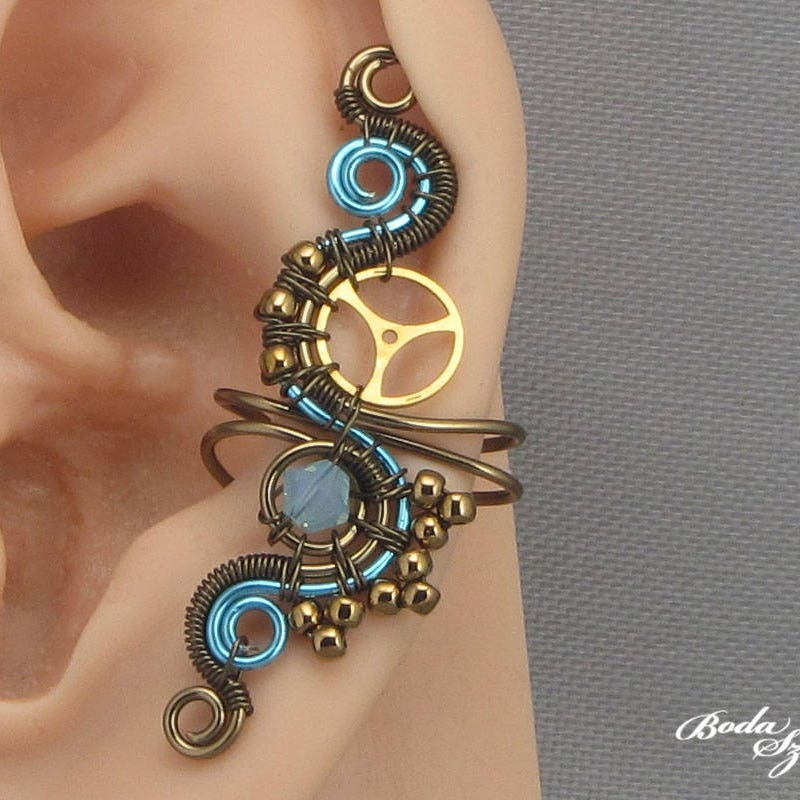 Steampunk Ear Cuff - Etsy