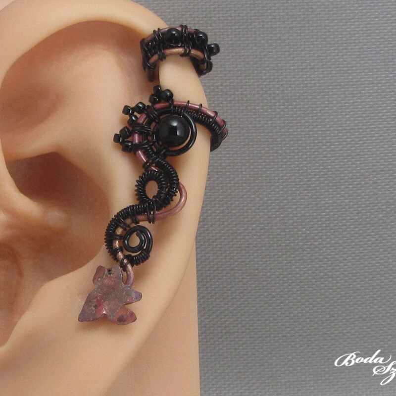 Gothic Ear Cuff - Etsy