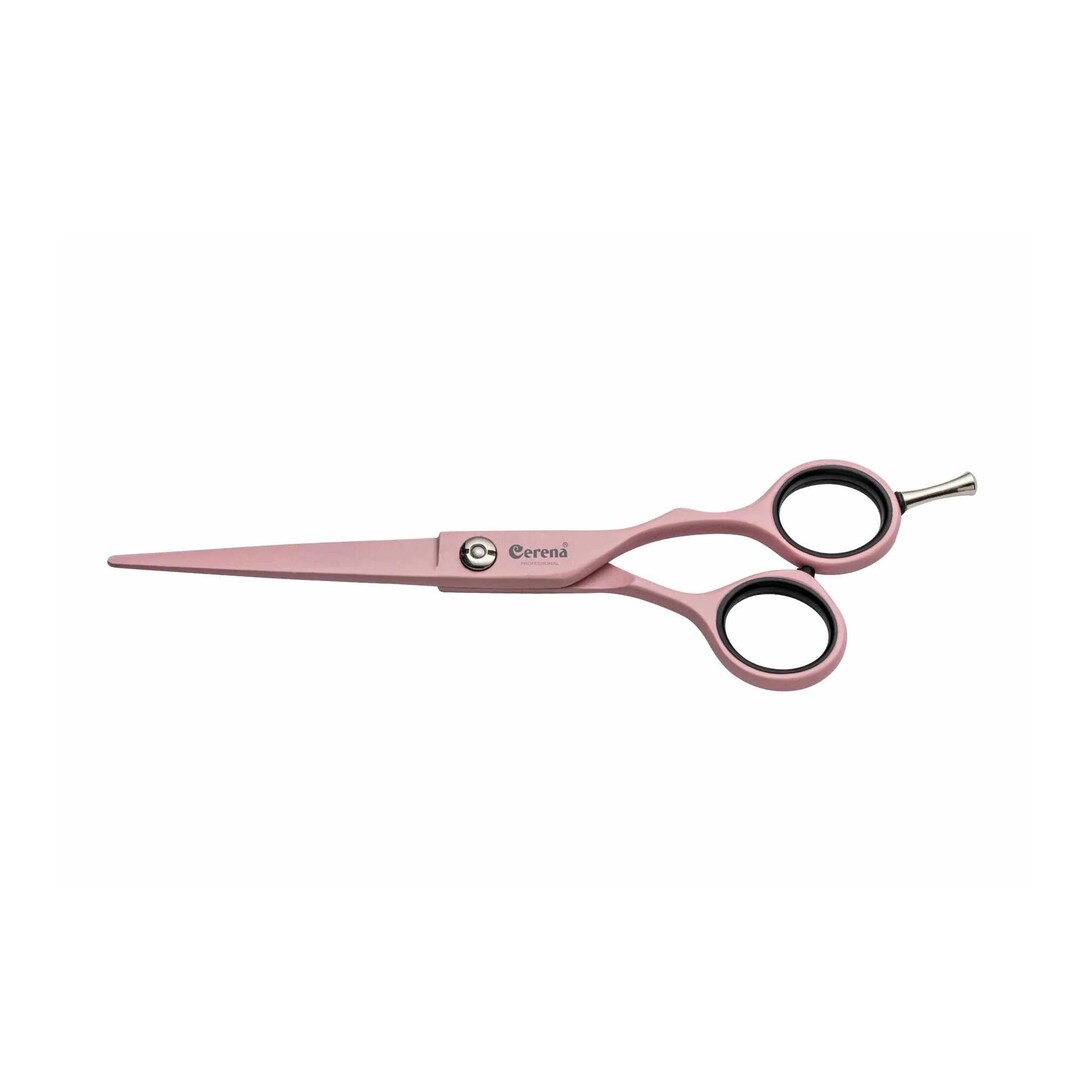 Offset Hair Cutting Scissor Pretty in Pink 5.5” – Ergonomic ...