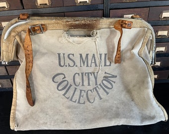 Vintage Us Mail Bag - Etsy