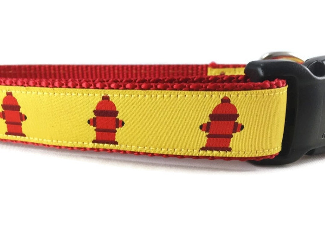 Dog Collar, Fire Hydrant, 1 Inch Wide, Adjustable; Plastic or Metal ...
