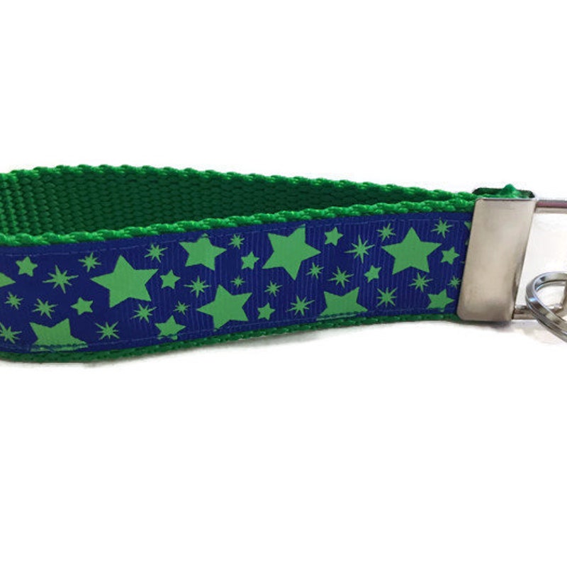 Blue and Green Wristlet - Etsy