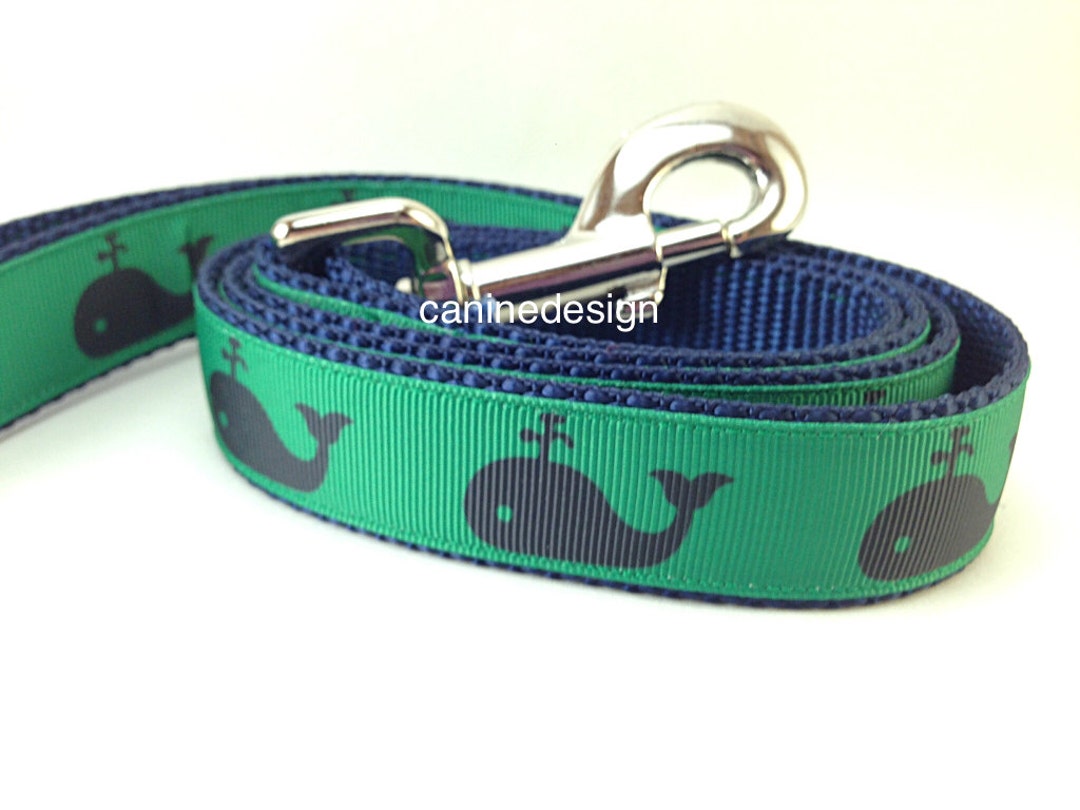 Dog Leash, Whales, 1 Inch Wide, 1 Foot, 4 Foot, or 6 Foot - Etsy