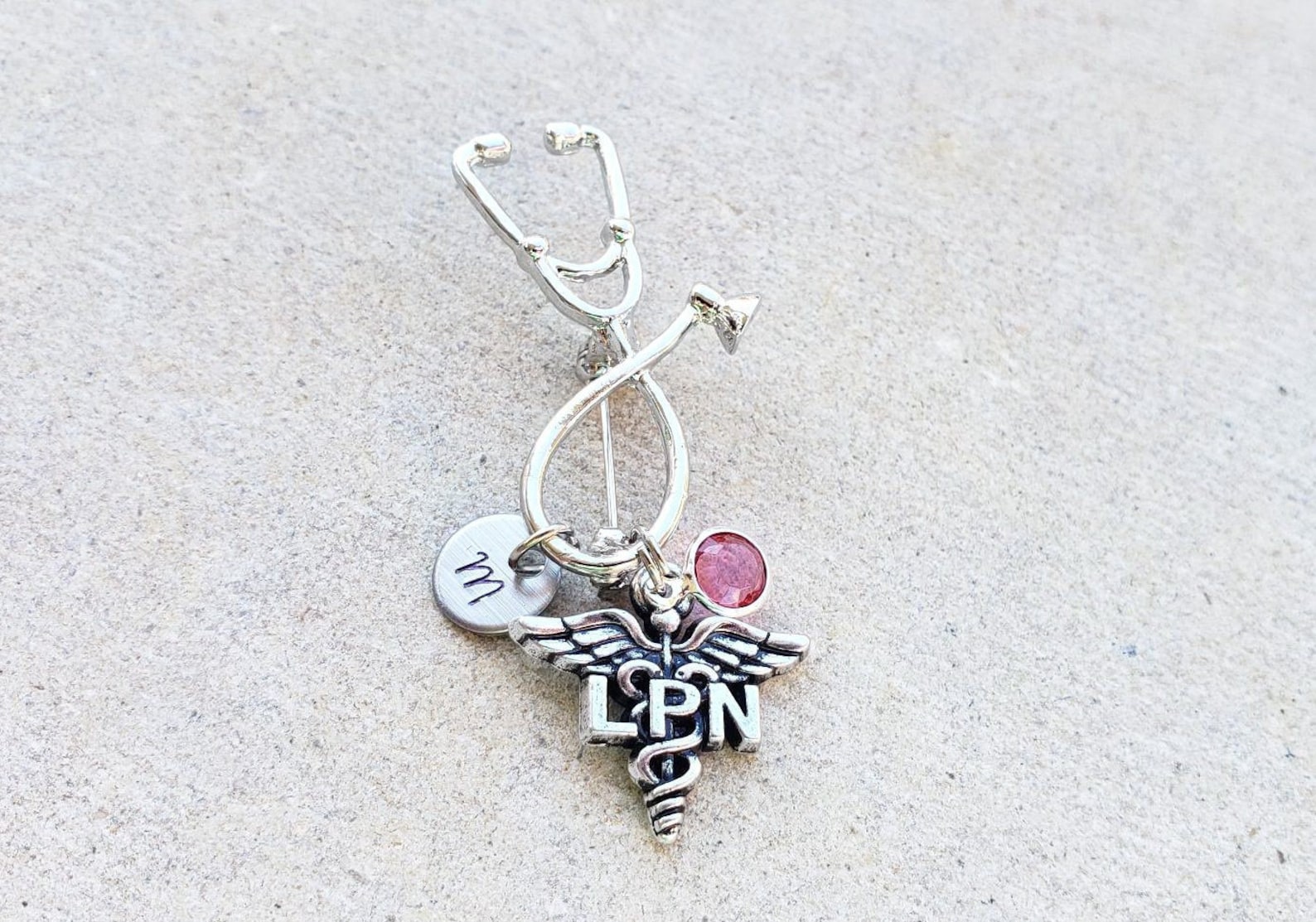 LPN Licensed Practical Nurse Medical Stethoscope Handstamped ...