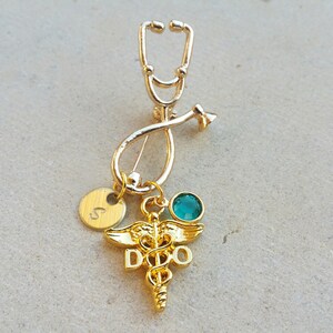 Custom DO Pin - Doctor of Osteopathic Medicine - Gold DO Pin ...