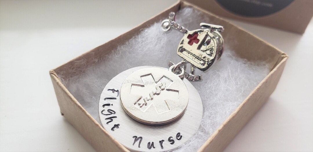 Flight Medic Pin - Flight Nurse Pin - Helicopter Pin - Flight Doctor ...