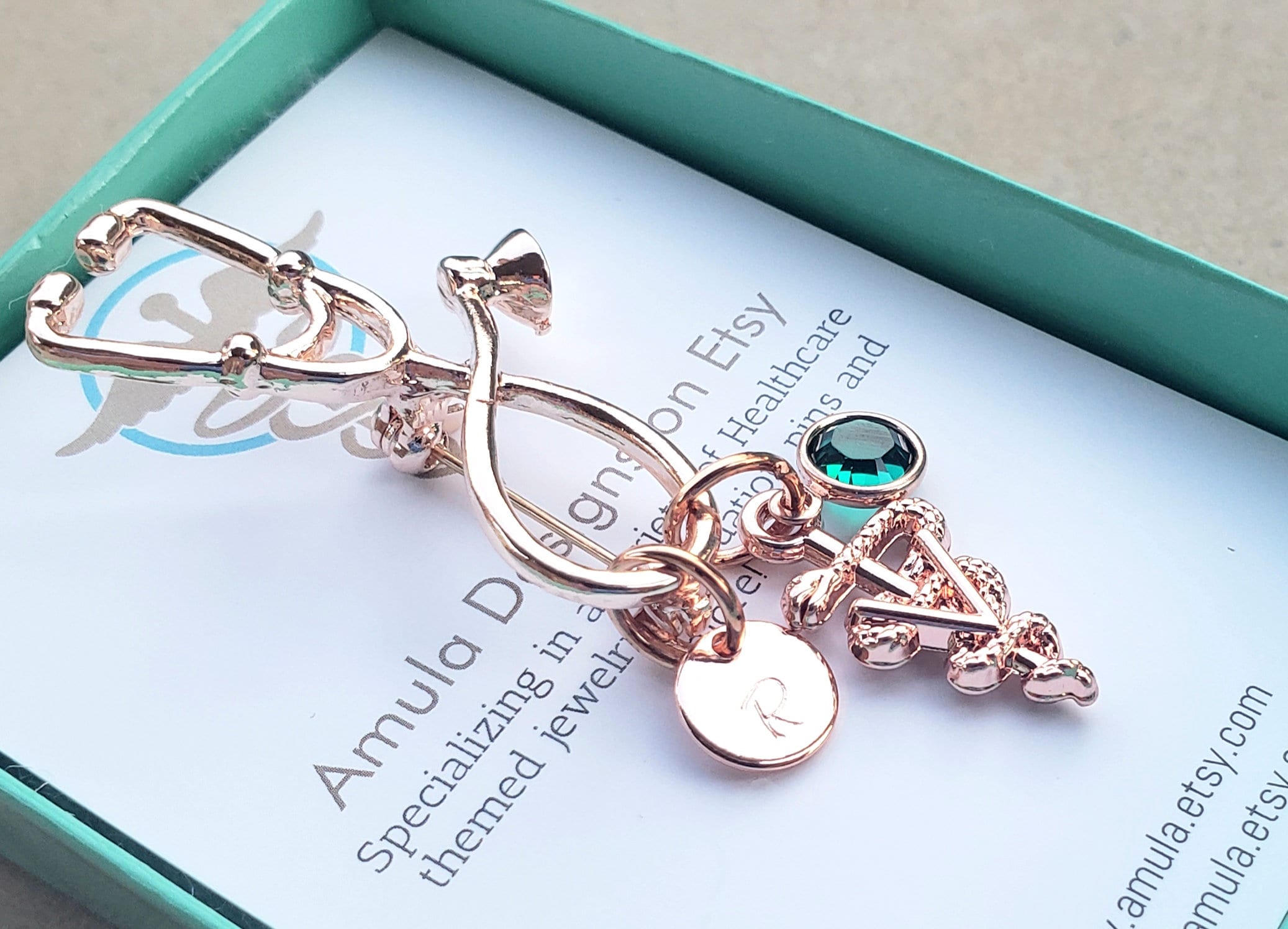 Rose Gold Vet Veterinarian Pin - Vet Graduation Gift - Veterinarian ...