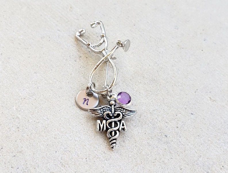 MA Pin - Medical Assistant Pin - MA Gift - Medical Assistant Gift - MA ...
