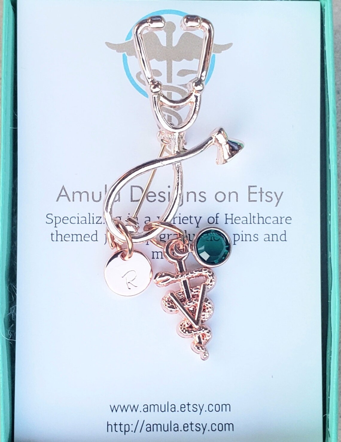 Rose Gold Vet Veterinarian Pin - Vet Graduation Gift - Veterinarian ...