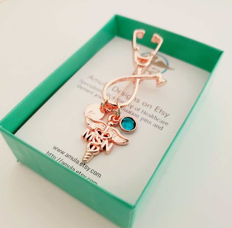 Rose Gold MSN Pin - MSN Pin for Graduation - MSN Pin for Pinning ...