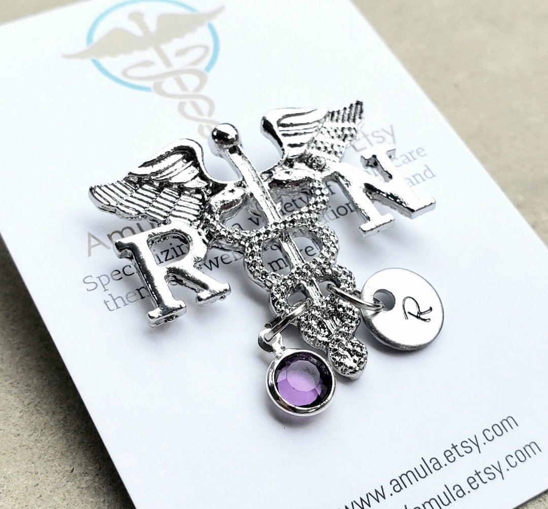 RN Registered Nurse Pin - Nurse Pin - Nursing Pin - Pin for Nurse ...