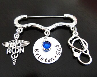 MD Medical Doctor Student Stethoscope Handstamped Graduation Gift ...
