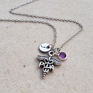 PA Physician Assistant Doctor Handstamped Personalized Crystal ...