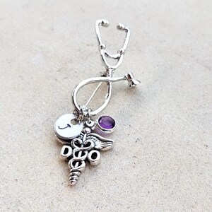 DO Doctor of Osteopathic Medicine Handstamped Personalized Crystal ...