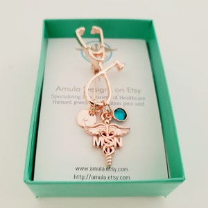 Rose Gold MSN Pin - MSN Pin for Graduation - MSN Pin for Pinning ...