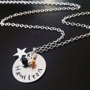 Hamilton Broadway Musical Crystal Charm Gift Necklace - Etsy