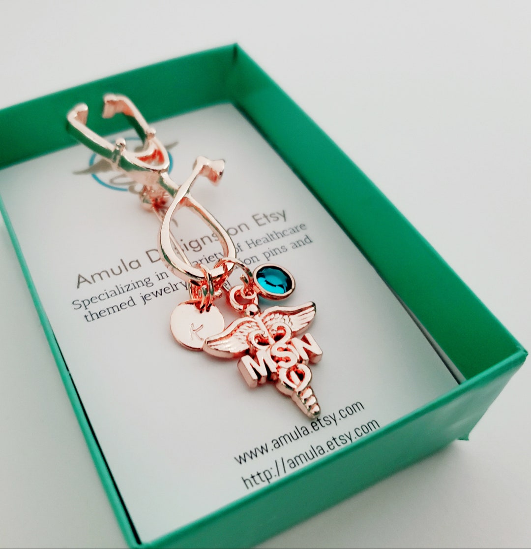 Rose Gold MSN Pin - MSN Pin for Graduation - MSN Pin for Pinning ...