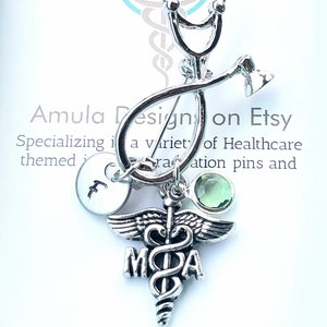 MA Pin - Medical Assistant Pin - MA Gift - Medical Assistant Gift - MA ...