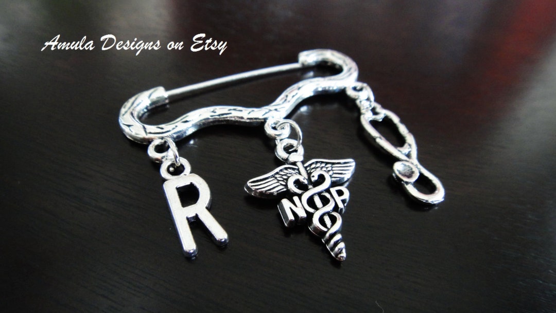 NP Pin - Stethoscope NP Pin - Nurse Practitioner Pin - NP Graduation ...