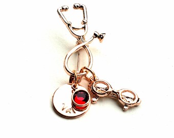 Rose Gold Tone Optometrist Pin Ophthalmologist Gift | Etsy