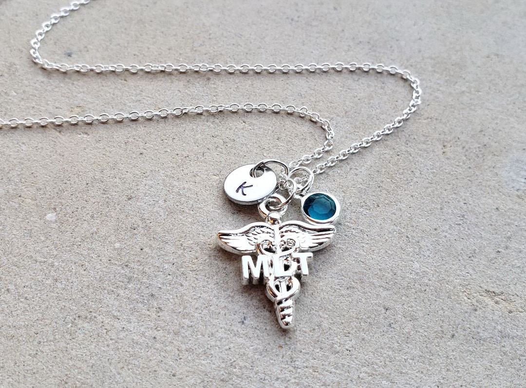 MLT Medical Laboratory Technician Necklace - MLT Gift - MLT ...