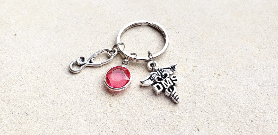 DMS Diagnostic Medical Sonography Gift - DMS Key Chain - DMS Key Ring ...