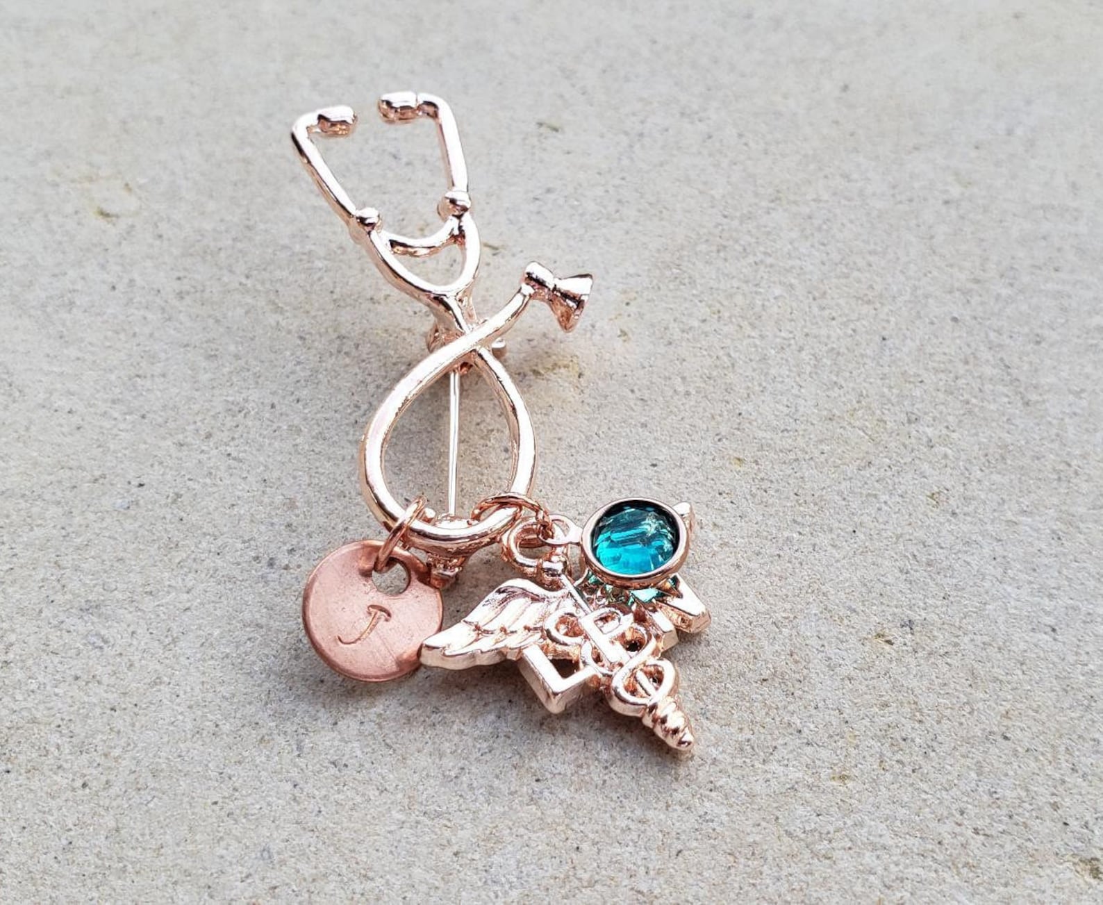 Rose Gold LPN Pin - Rose Gold Licensed Practical Nurse Pin - Rose Gold ...