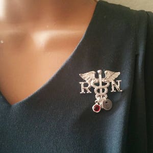 RN Registered Nurse Pin - Nurse Pin - Nursing Pin - Pin for Nurse ...