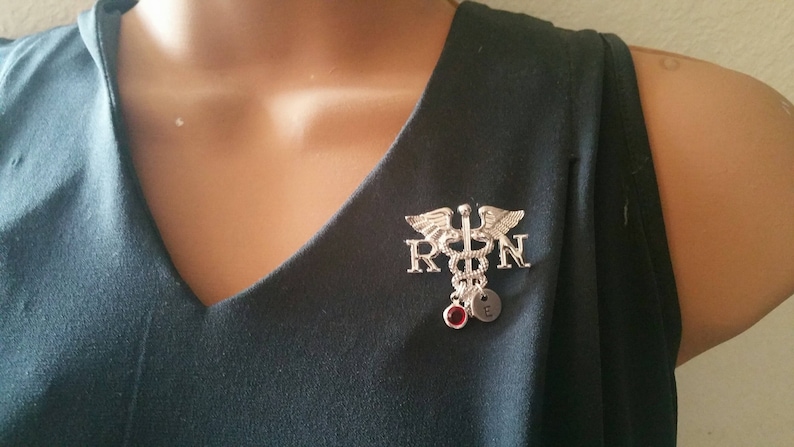 RN Registered Nurse Pin - Nurse Pin - Nursing Pin - Pin for Nurse ...