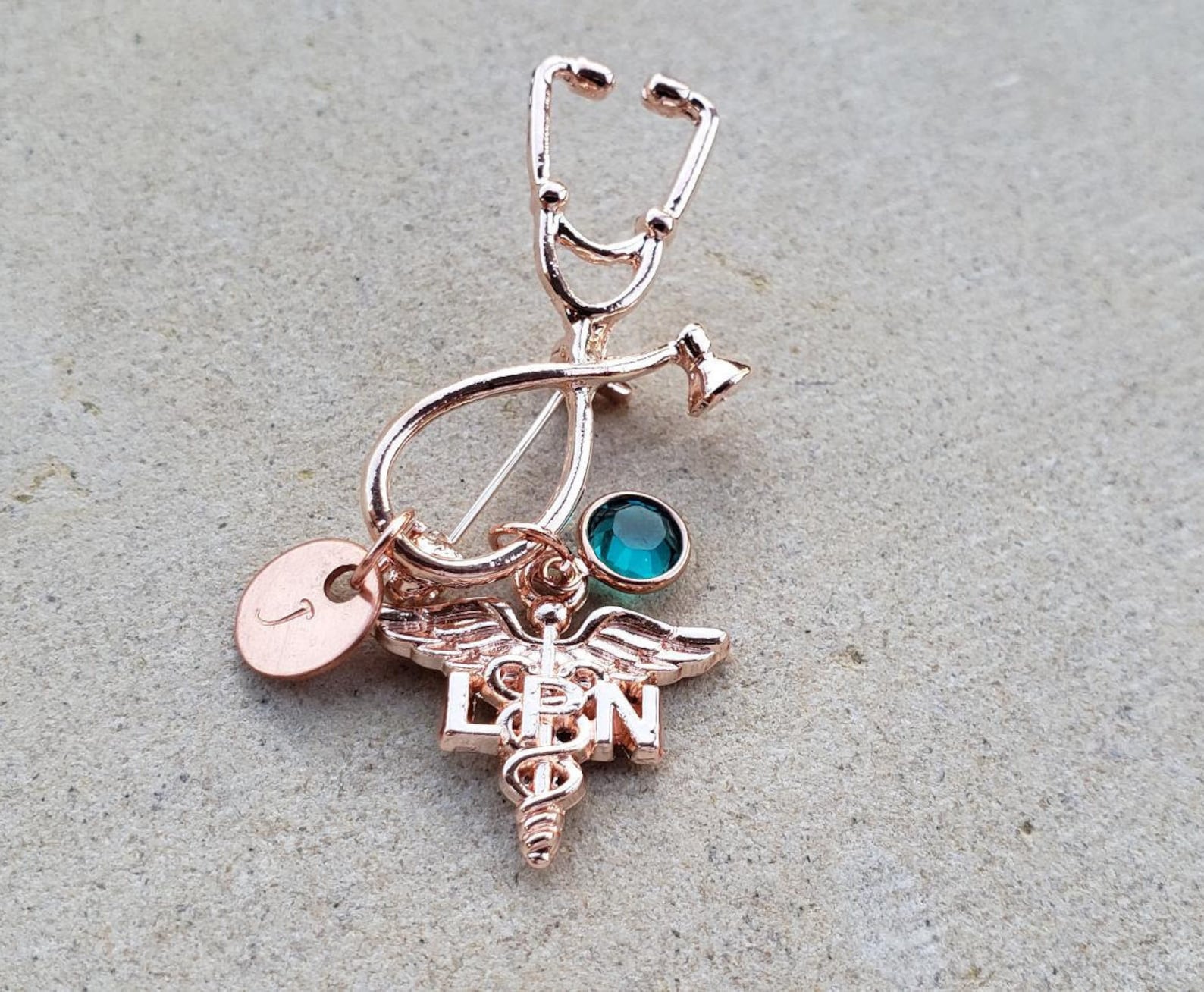 Rose Gold LPN Pin Rose Gold Licensed Practical Nurse Pin Rose Gold ...