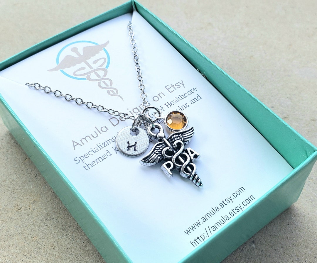 PA Physician Assistant Doctor Handstamped Personalized Crystal ...