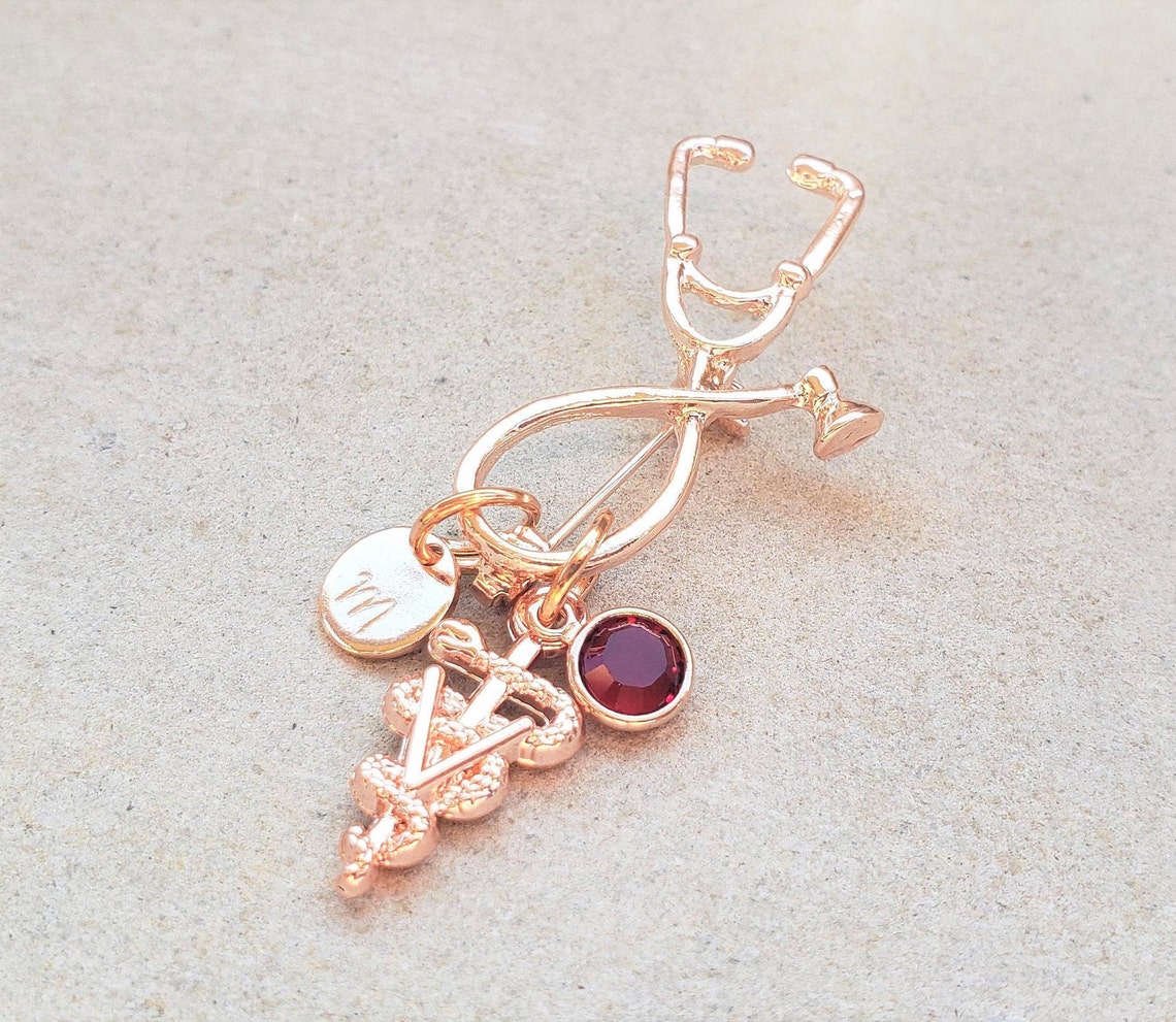 Rose Gold Vet Veterinarian Pin Vet Graduation Gift | Etsy