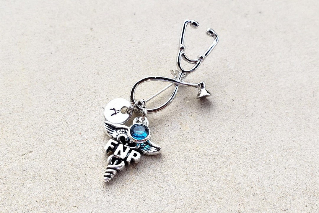 FNP Pin Family Nurse Practitioner Pin Medical Stethoscope Graduation ...