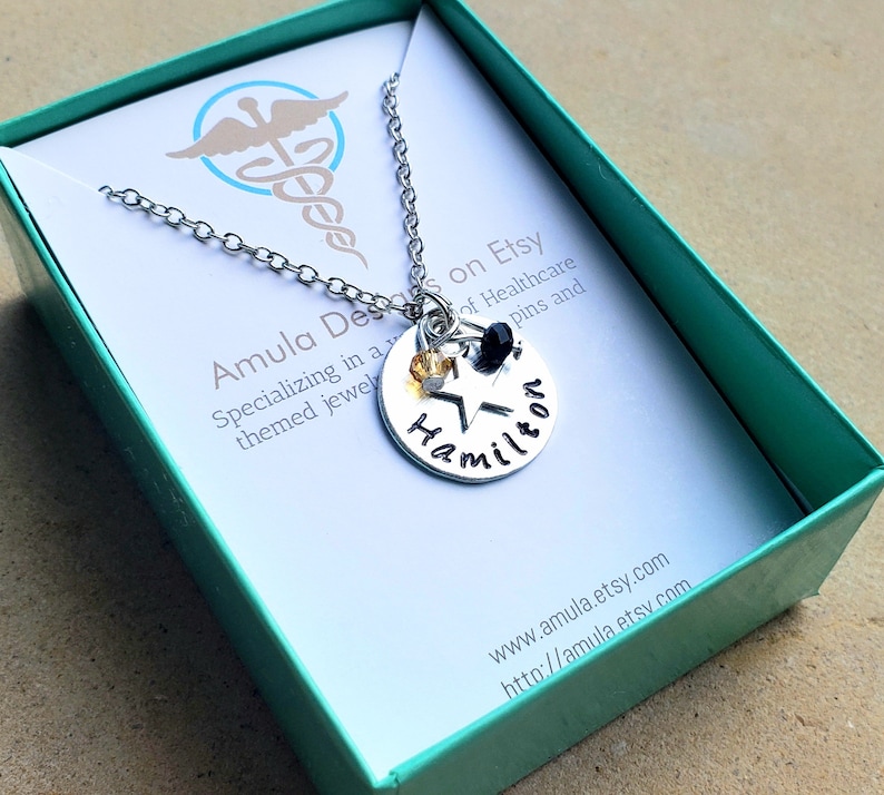 Hamilton Broadway Musical Crystal Charm Gift Necklace - Etsy