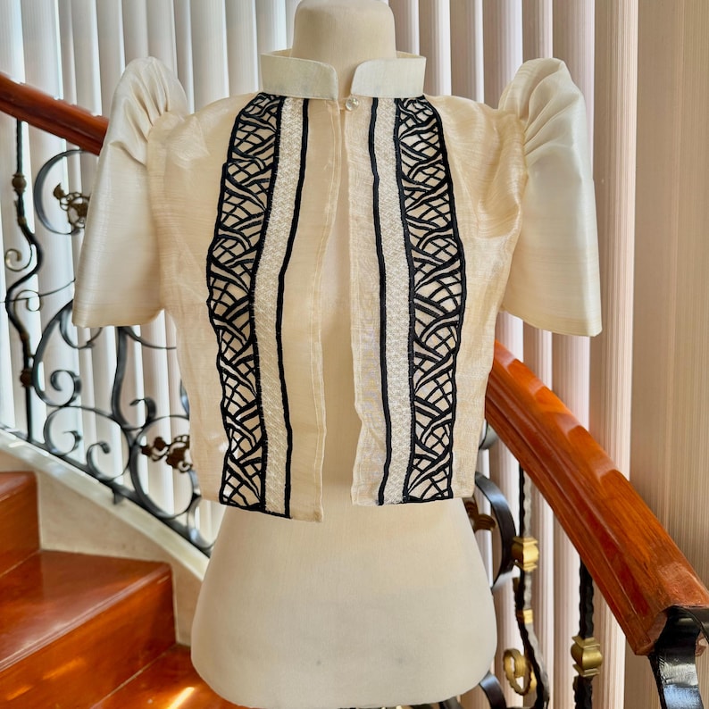Kendra Modern Filipiniana Bolero / Mestiza Sleeves | Made in ...