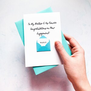 To My Brother Congratulations Card, Engagement Card, Congratulations on ...