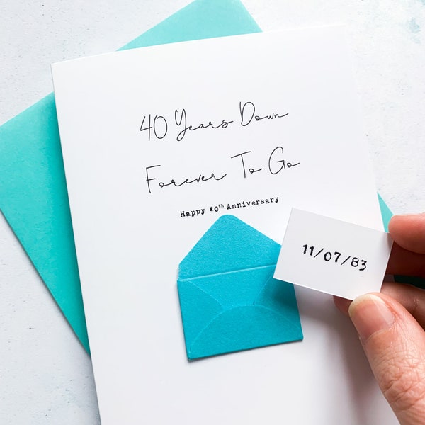 40th Anniversary - Etsy